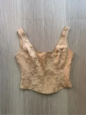 Country Road | Tops | Country Road Vintage Gold Corset | Poshmark